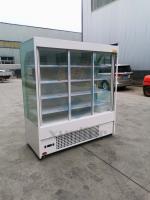 China Commercial Air Curtain Cabinet Fan Cooling Vegetable And Fruit for sale
