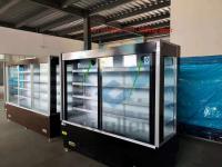 China Commercial Air Curtain Cabinet Fan Cooling Vegetable And Fruit for sale