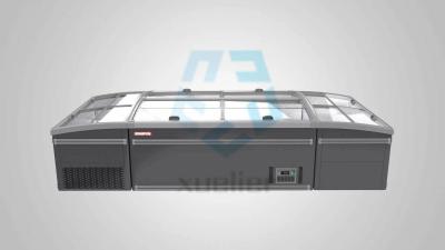 China 630L Supermarket Island Freezer 21 Cu Ft Direct Cooling for sale