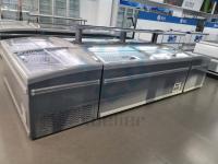 China 630L Supermarket Island Freezer 21 Cu Ft Direct Cooling for sale