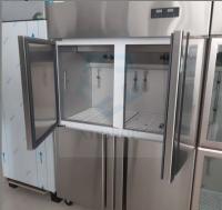 China 4 Doors Commercial Stainless Steel Upright Freezer 900L 32 Cu Ft for sale