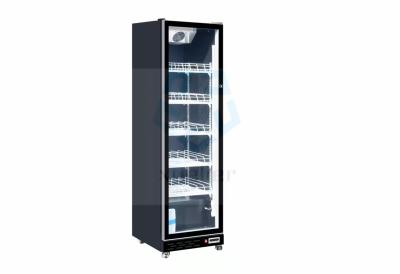 China Small Size Bar Restaurant Wine Vertical Display Freezer Glass Door Display Freezer for sale