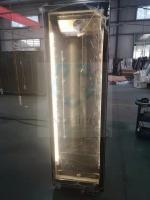 China Commercial Wine Glass Door Display Freezer Beverage Single Door Upright for sale