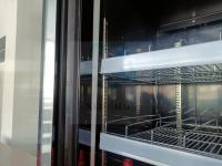 China Double Door Commercial Bar Freezer Glass Door Air Cooling for sale