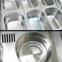China Sliding Door Ice Cream Showcase Freezer Direct Cooling 10 Trays 6 Barrels for sale