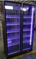 China Small Size Bar Restaurant Wine Vertical Display Freezer Glass Door Display Freezer for sale