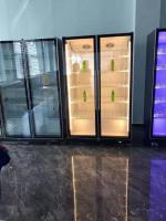 China Small Size Bar Restaurant Wine Vertical Display Freezer Glass Door Display Freezer for sale