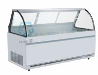 China Dual Temperature Commercial Deli Refrigerator Painted Steel 220V for sale