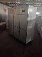 China 403 Commercial Stainless Steel Fridge Freezer Air Cooling 1.2m for sale