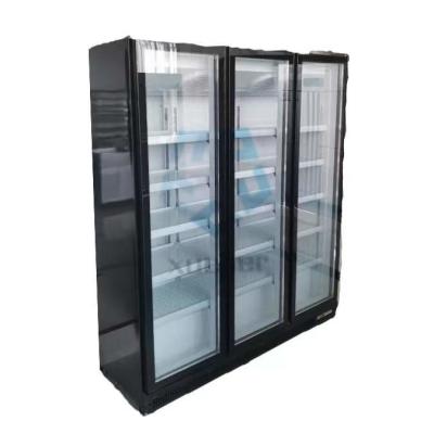 China Supermarket Bar Special Wine Refrigeration Three-Door Freezer for sale