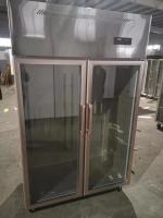 China 220V Double Door Fridge Freezer Commercial 1.2m Double Temperature for sale