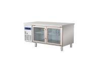 China Horizontal Glass Door Stainless Steel Freezers R134A R290A for sale
