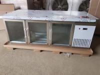China Horizontal Glass Door Stainless Steel Freezers R134A R290A for sale
