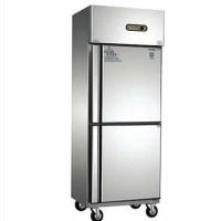 China Restaurant Kitchen Stainless Steel 2 Door Freezer Commercial Deep Refrigeration Refrigerator for sale