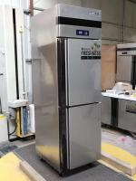 China Restaurant Kitchen Stainless Steel 2 Door Freezer Commercial Deep Refrigeration Refrigerator for sale