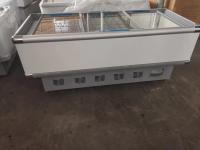 China Sliding Door Supermarket Island Freezer Top Opening 500L 18 Cu Ft for sale
