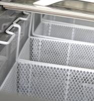 China Sliding Door Supermarket Island Freezer Top Opening 500L 18 Cu Ft for sale