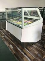 China CE Stainless Steel Ice Cream Showcase Freezer Air Cooling for sale