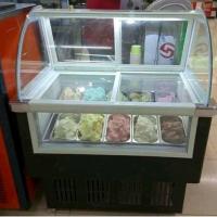 China 200L Commercial Ice Cream Dipping Cabinet 53 Gallon 220V 110V for sale