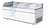 China Commercial Deli Display Freezer 1.6m 2m 2.5m Sliding Door for sale