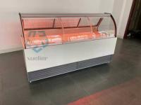 China Curved Glass 2m 2.5m Deli Display Freezer Direct Cooling for sale