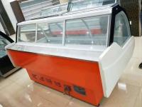 China Sliding Door Deli Display Freezer 1.5m 2m 2.5m Stainless Steel Meat for sale