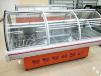 China Sliding Door Deli Display Freezer 1.5m 2m 2.5m Stainless Steel Meat for sale