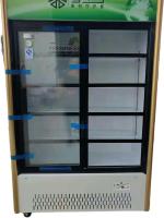 China Commercial Double Glass Door Display Freezer Sliding Beverage for sale