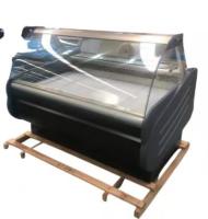 China Front Flap Glass Door Deli Display Counter Fridge Meat for sale