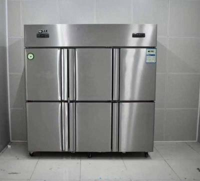 China Commercial Stainless Steel Freezers Six Doors 48 Cu Ft for sale