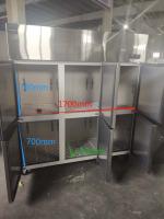 China Commercial Stainless Steel Freezers Six Doors 48 Cu Ft for sale