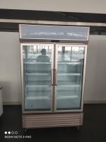 China Supermarket Cold Drink Display Fridge Double Door 738L for sale