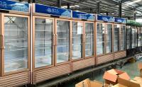 China Supermarket Cold Drink Display Fridge Double Door 738L for sale