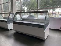 China Double Temperature White Butcher Fridge Display Duck Neck Meat for sale