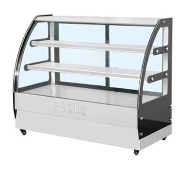 China Mini Counter Cake Display Cabinet Sliding Door Direct Cooling for sale