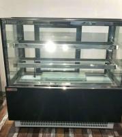 China Right Angle Cake Display Cabinet Commercial Economic for sale