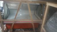 China Sliding Door Butcher Meat Freezer Direct Cooling 220V for sale