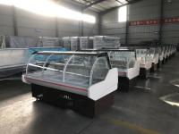 China Sliding Door Butcher Meat Freezer Direct Cooling 220V for sale