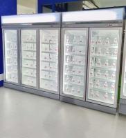 China Cold Drink 1260L Beer Upright Glass Door Freezer 220V To 240V for sale