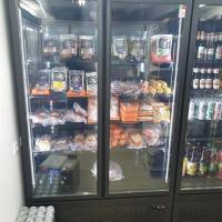 China Cold Drink 1260L Beer Upright Glass Door Freezer 220V To 240V for sale