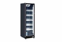 China Slim Glass Door Air Cooling Drink Cooler Wine Display Chiller for sale