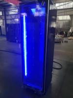 China Slim Glass Door Air Cooling Drink Cooler Wine Display Chiller for sale