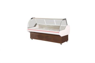 China 304 Stainless Steel Butcher Display Fridge 1.5m 2 To 8 Degree for sale