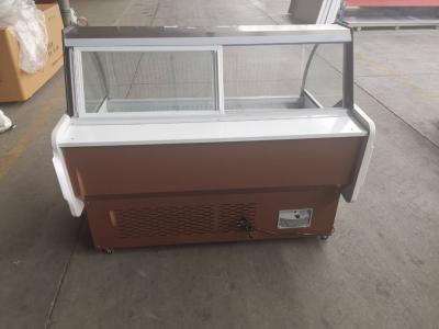 China Sliding Glass Door Ice Cream Display Freezer Digital Control for sale