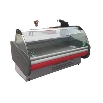 China Supermarket Commercial Meat Cooler Air Forced Cooling 220V for sale