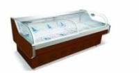 China Fresh Meat Chest Freezer Sliding Glass Doors Top Opening for sale