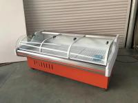 China Fresh Meat Chest Freezer Sliding Glass Doors Top Opening for sale