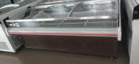 China Fresh Meat Chest Freezer Sliding Glass Doors Top Opening for sale
