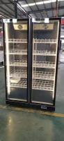 China Commercial Glass Door Upright Wine Chiller Soft Drink Display Fridge for sale