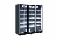China Three Door 1800L Beer Upright Glass Door Freezer Beverage for sale